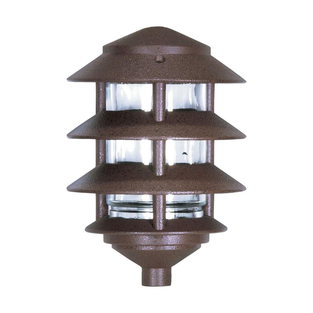 Nuvo Lighting - SF76/633 - One Light Outdoor 3 Louver Pagoda Light with ...