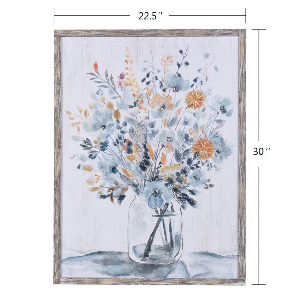 Stylecraft Home Collection - WI52614DS - Flower Bouquet In A Glass Vase ...