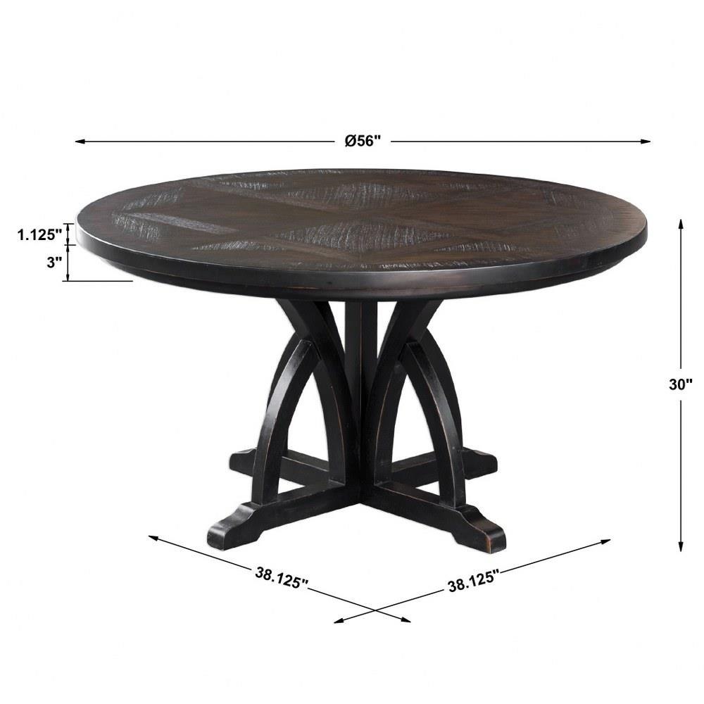 Uttermost - 25861 - Maiva - 56 inch Round Dining Table