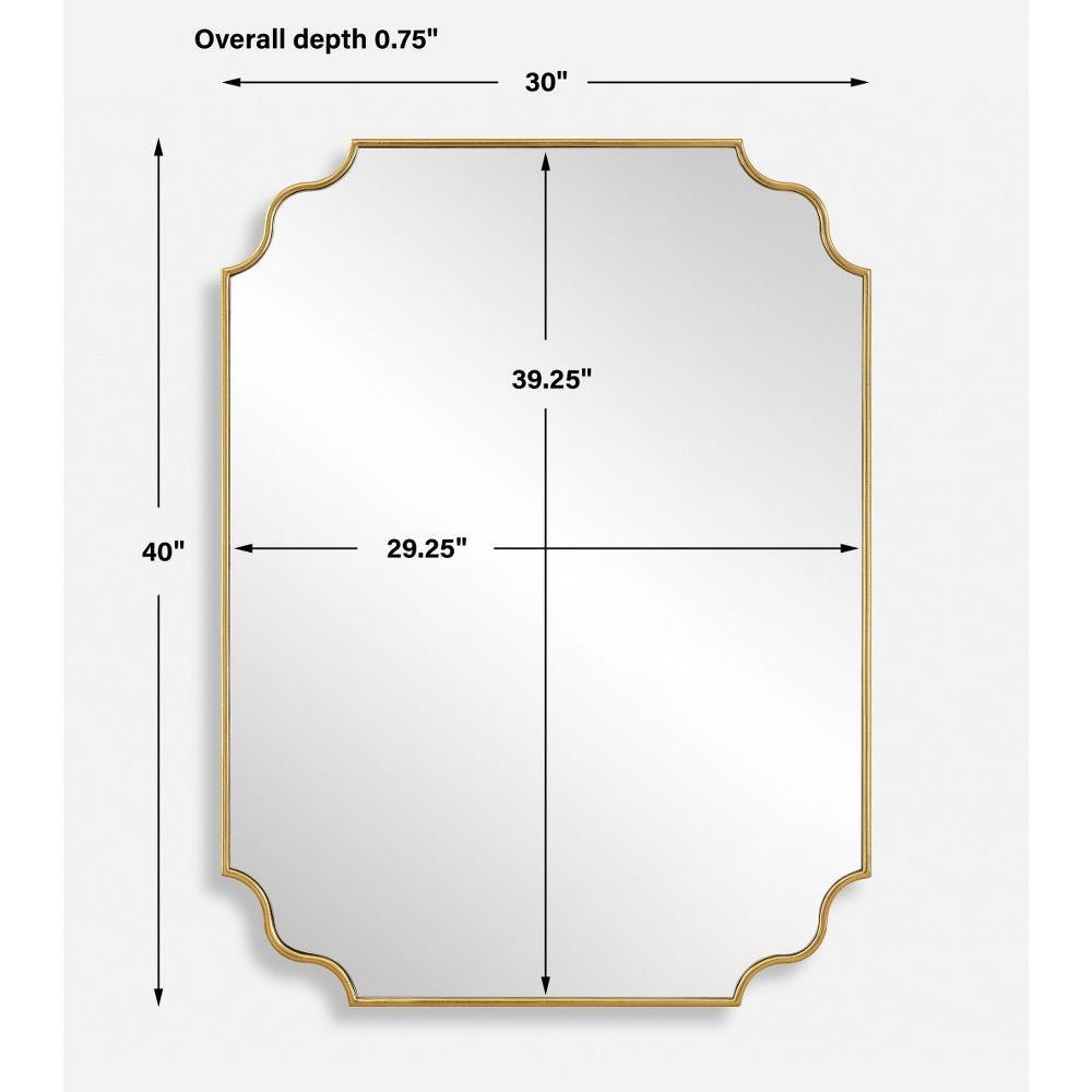 Uttermost - 09987 - Lennyn - Vanity Mirror-40 Inches Tall and 30 Inches ...