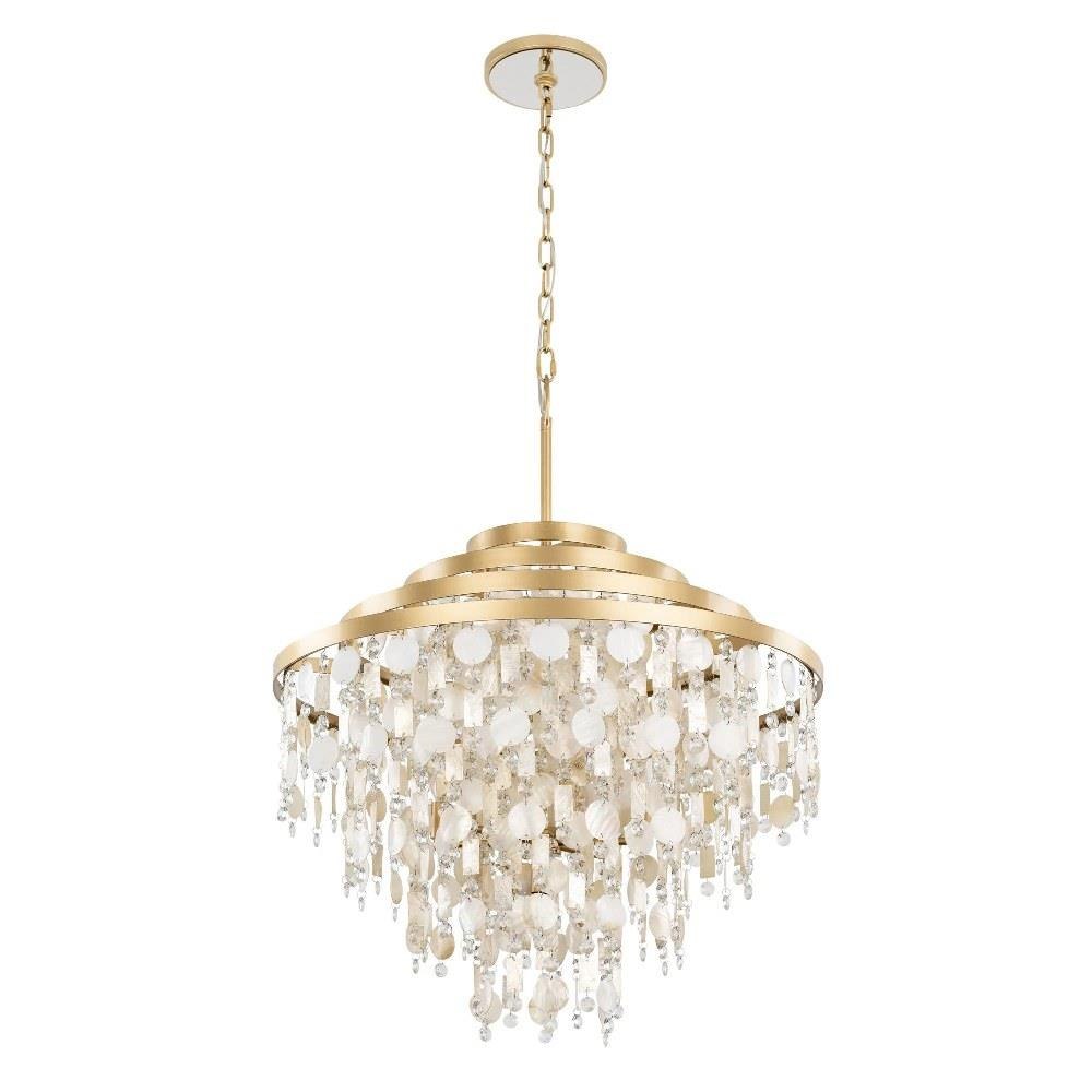 Varaluz Lighting - 377C10FG - Kalani - 10 Light 4-Tier Chandelier In ...
