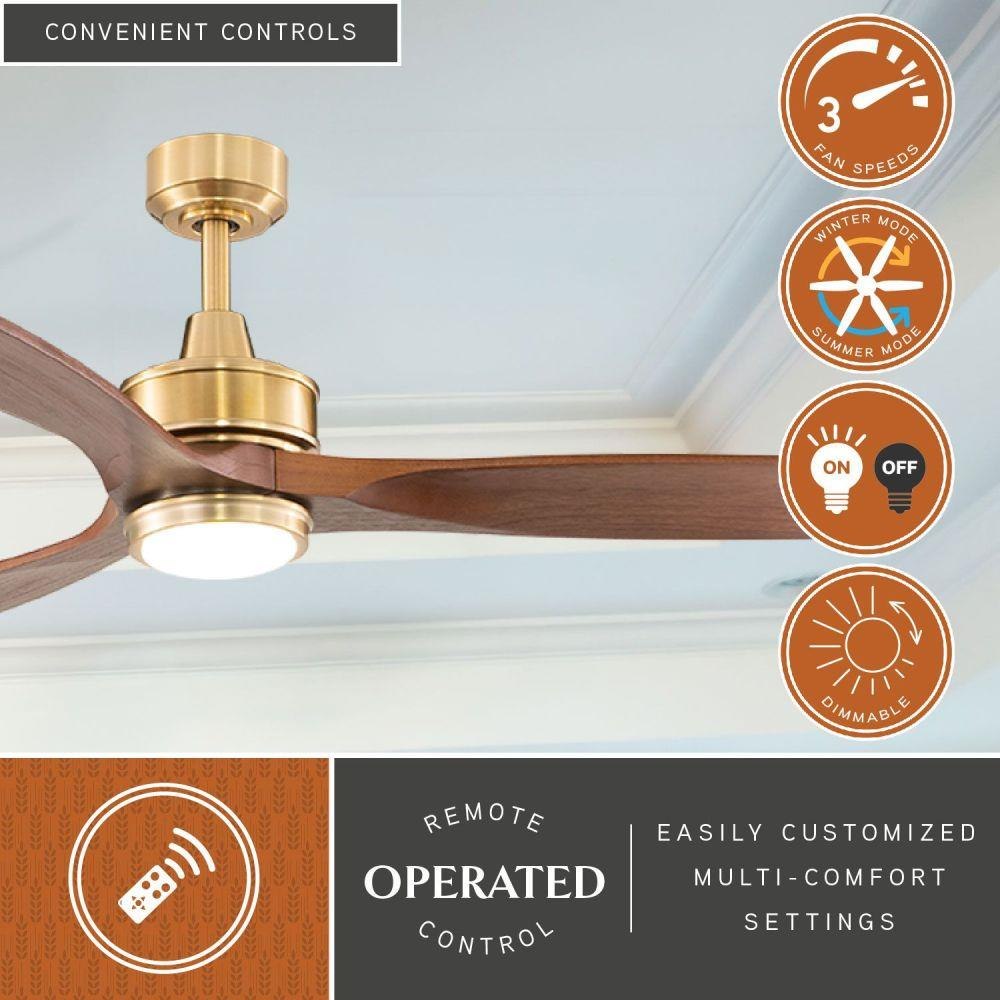Vaxcel - F0097 - Curtiss 1-Light Ceiling Fan in Mid-Century Modern ...