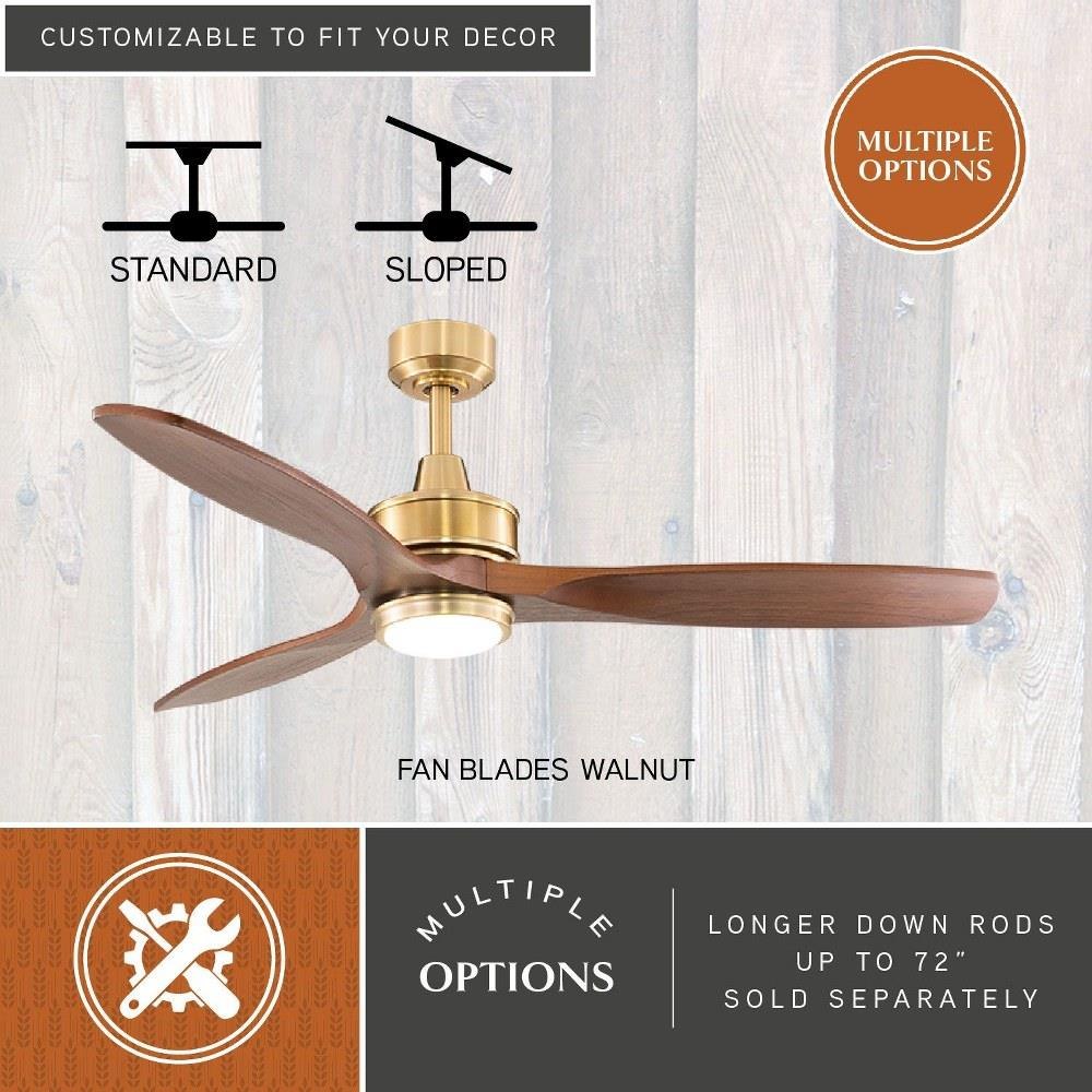 Vaxcel - F0097 - Curtiss 1-Light Ceiling Fan in Mid-Century Modern ...