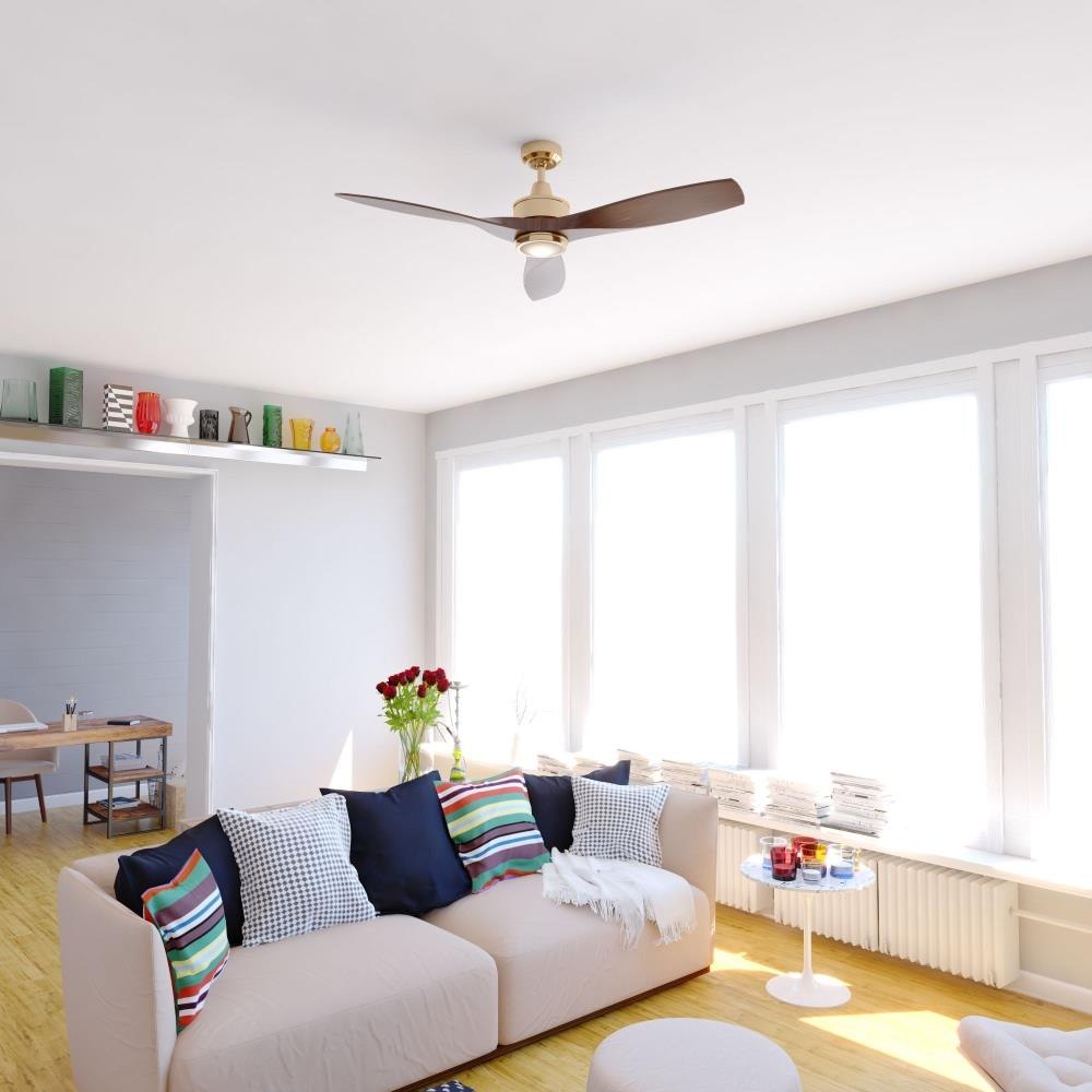 Vaxcel - F0097 - Curtiss 1-Light Ceiling Fan in Mid-Century Modern ...