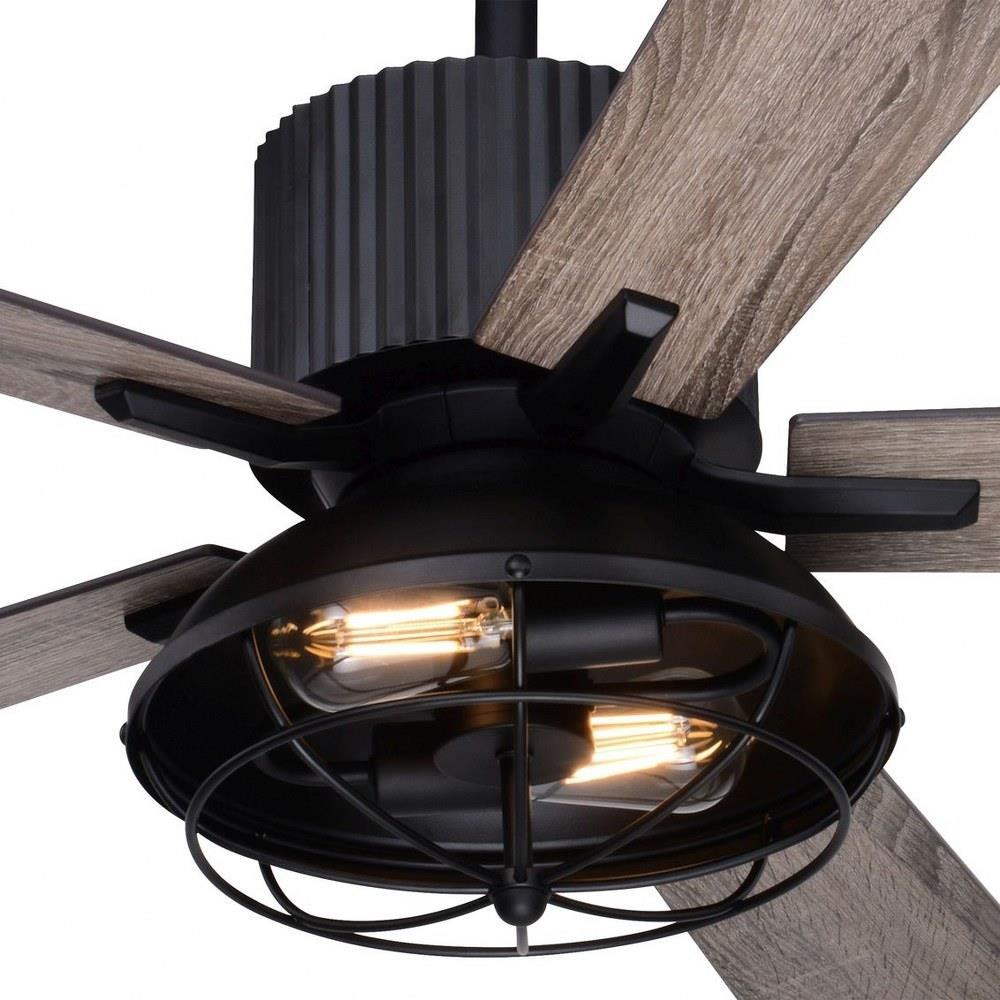 Vaxcel - F0110 - Elkhart - 5 Blade Ceiling Fan with Light Kit In ...