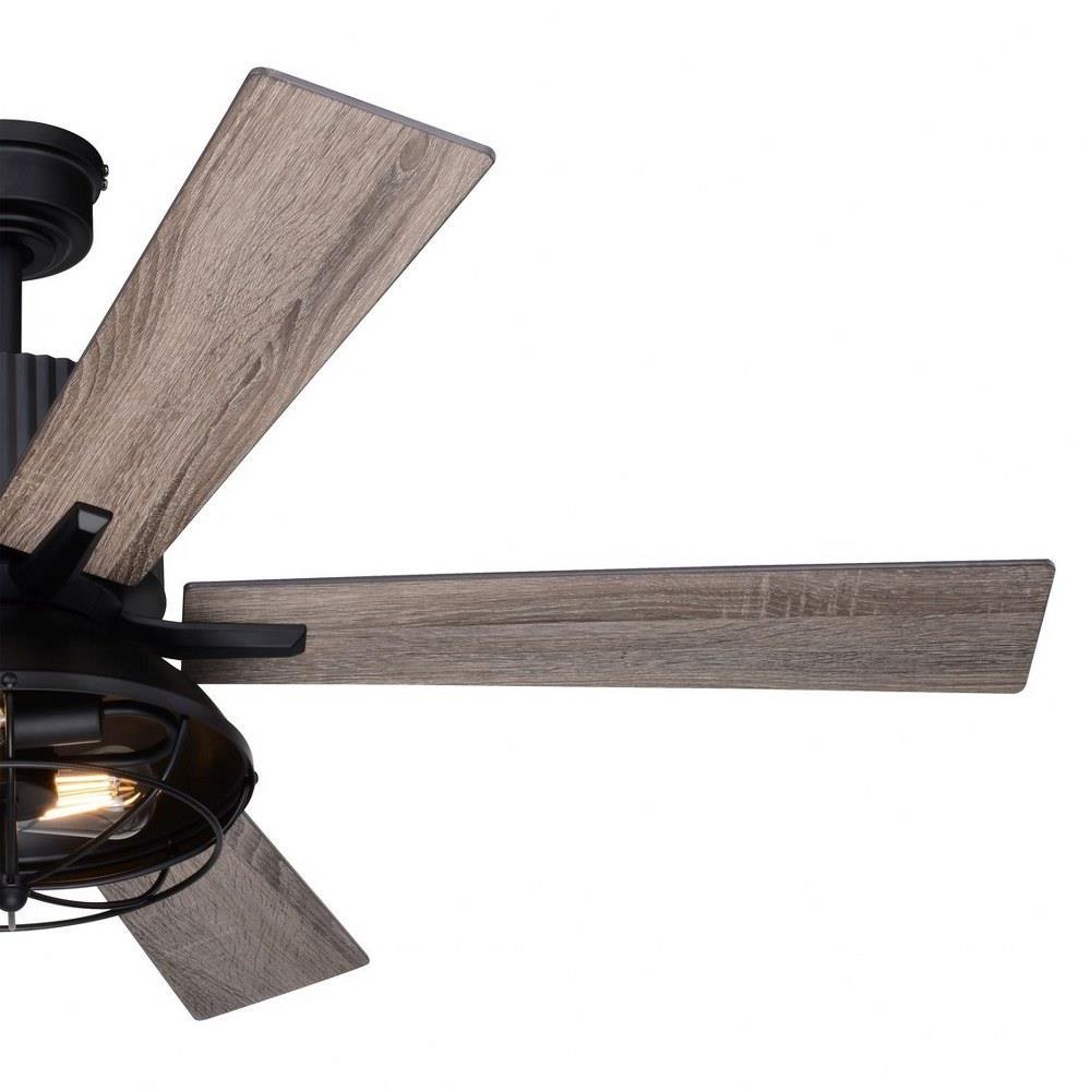 Vaxcel - F0110 - Elkhart - 5 Blade Ceiling Fan with Light Kit In ...