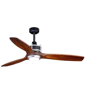Vaxcel - F0097 - Curtiss 1-Light Ceiling Fan in Mid-Century Modern ...