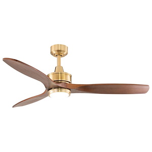 Vaxcel - F0097 - Curtiss 1-Light Ceiling Fan in Mid-Century Modern ...