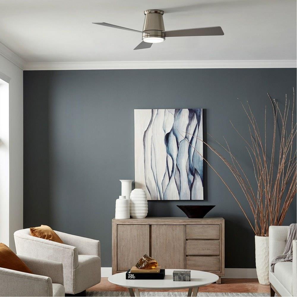 WAC Lighting - F-037L - Hug - 3 Blade Flush Mount Ceiling Fan with ...