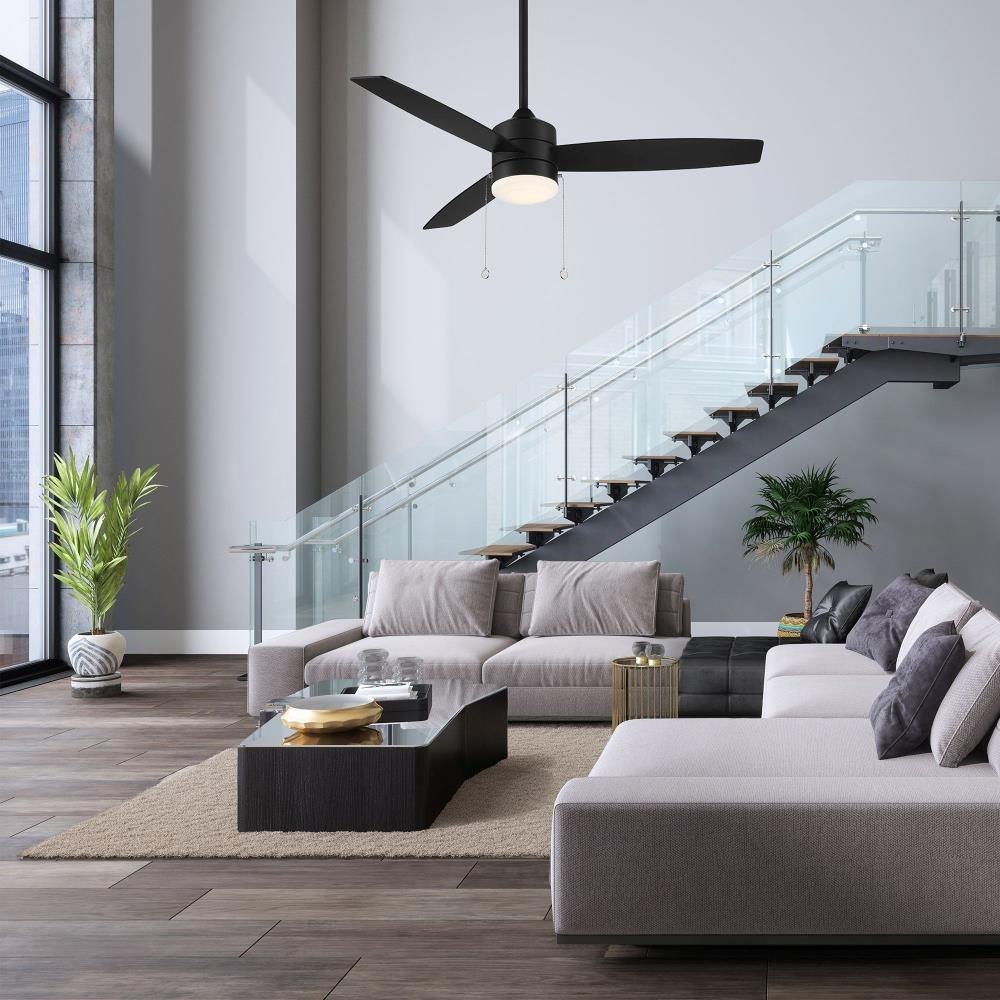 WAC Lighting - F-072L-BN - Atlantis - 3-Blade Ceiling Fan with Light ...