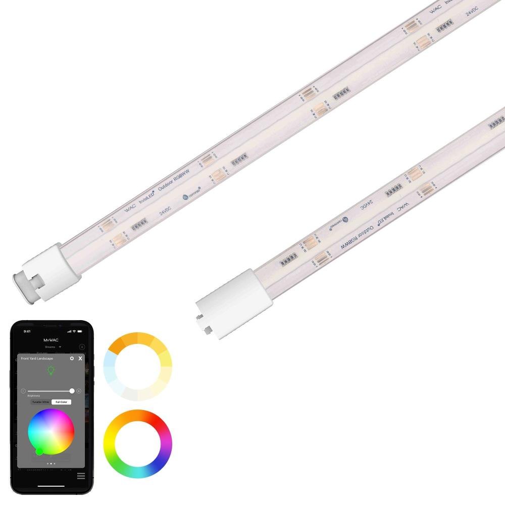 WAC Lighting - T24-OD1-25-CC - Colorscaping - 90W 25 LED Snap-On Strip ...
