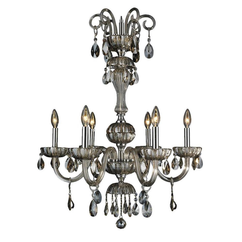 Worldwide Lighting - W83178C25 - Carnivale - Six Light Large Chandelier