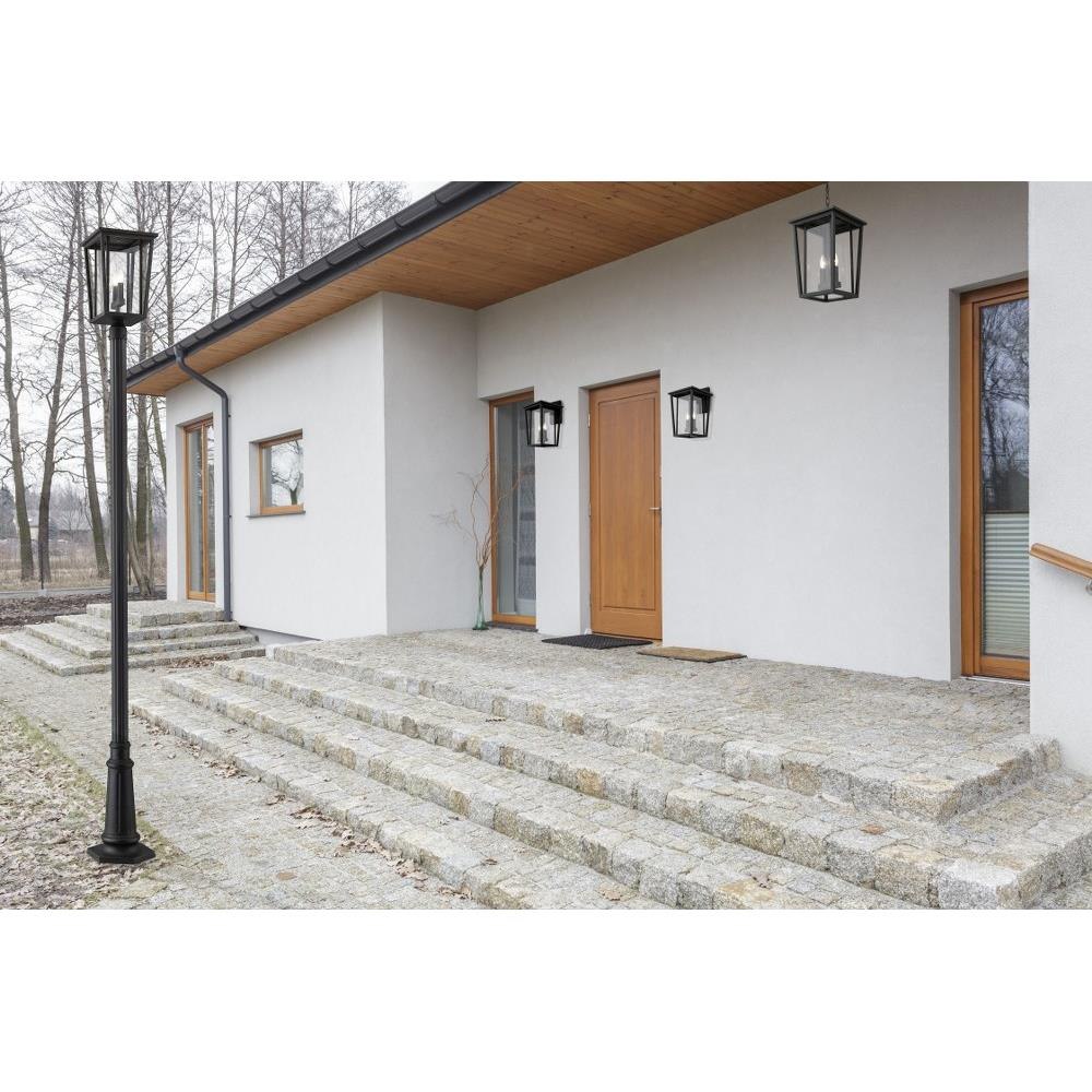 Z-Lite - 571PHBR-BK - Seoul - 2 Light Outdoor Post Mount Lantern in Craftsman Style - 14.25 ...